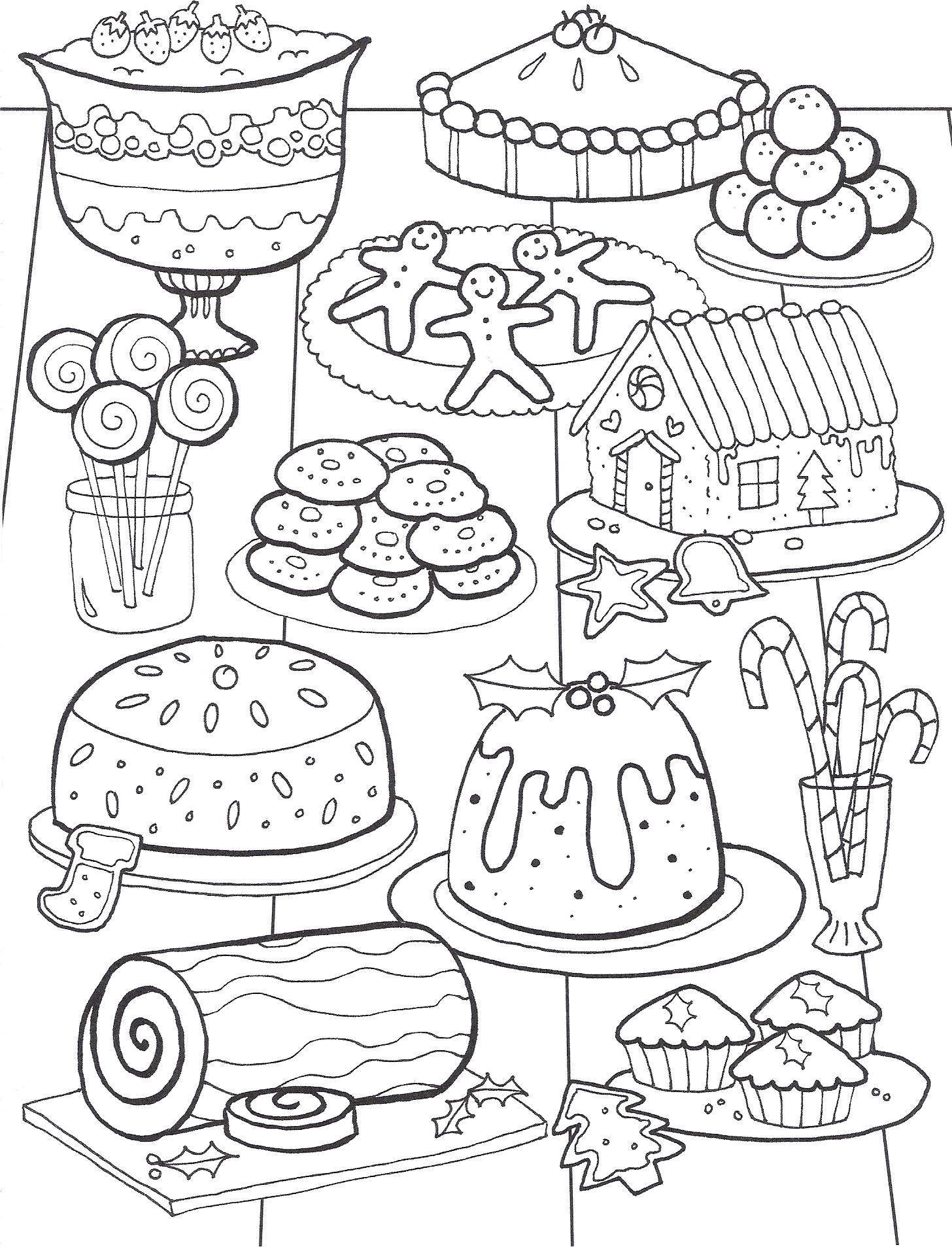 Cake Coloring Pages - Best Coloring Pages For Kids