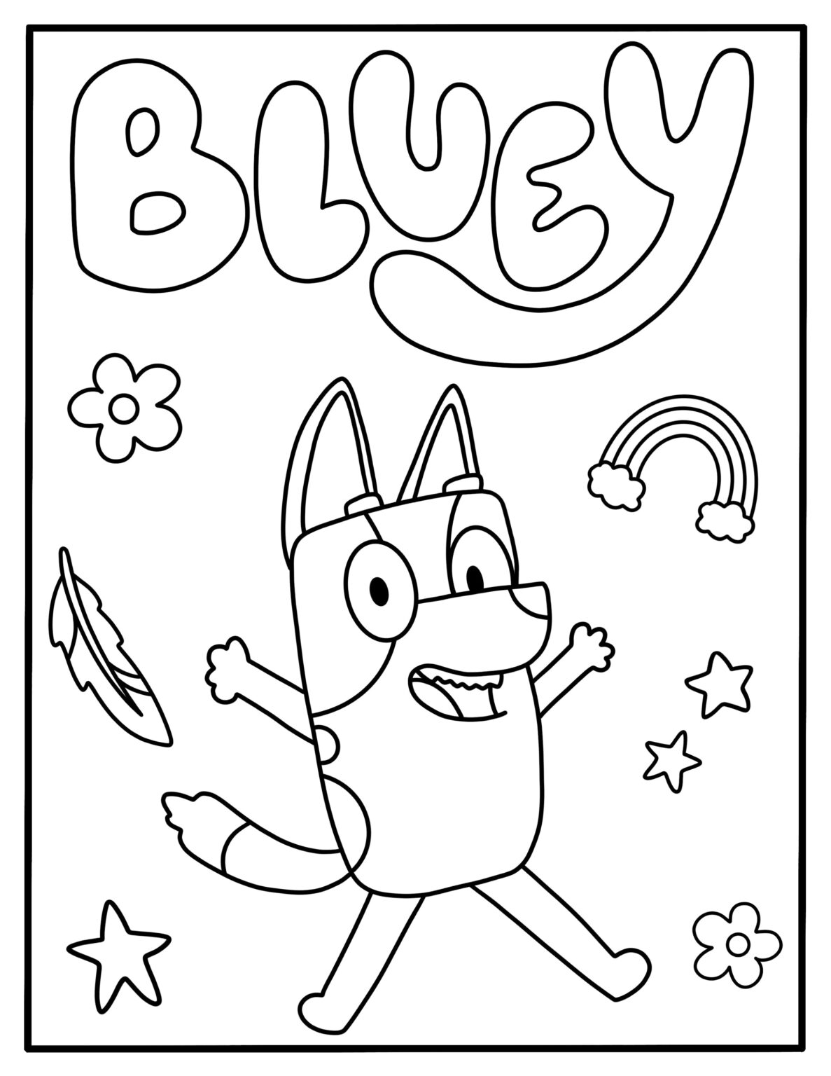 Bluey Coloring Pages - Best Coloring Pages For Kids