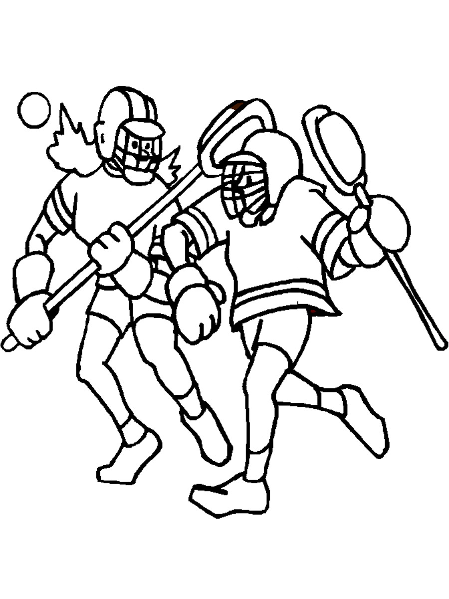 Lacrosse Coloring Pages - Best Coloring Pages For Kids