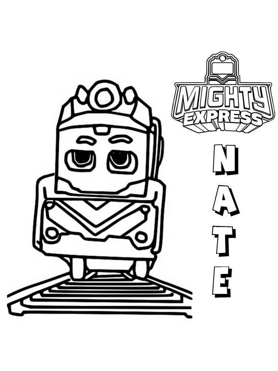 Mighty Express Coloring Pages - Best Coloring Pages For Kids