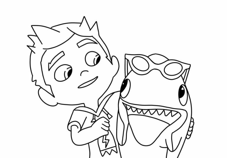 Sharkdog Coloring Pages - Best Coloring Pages For Kids