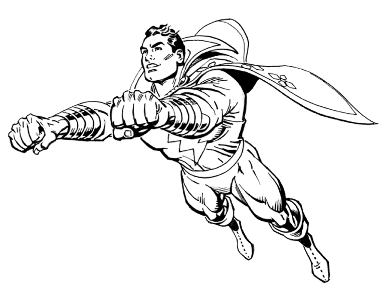 Shazam! Coloring Pages - Best Coloring Pages For Kids