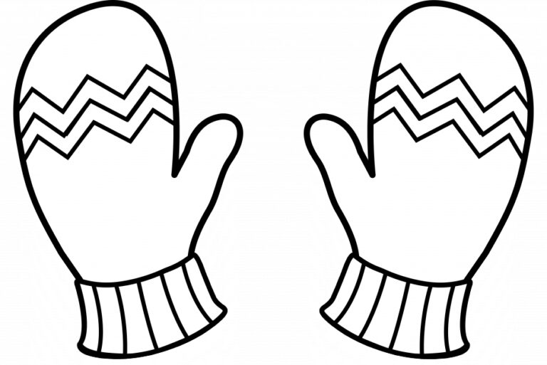 Mittens Coloring Pages - Best Coloring Pages For Kids
