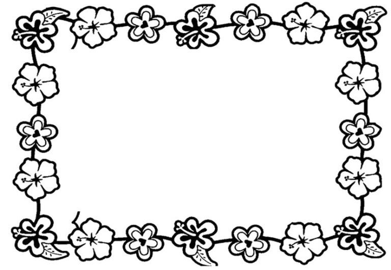 Picture Frame Coloring Pages - Best Coloring Pages For Kids