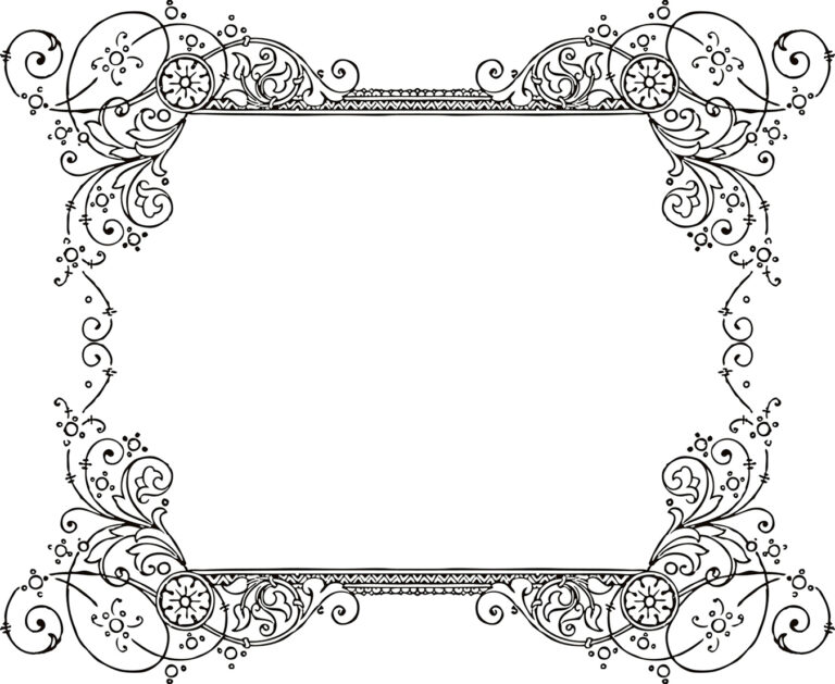 Picture Frame Coloring Pages - Best Coloring Pages For Kids