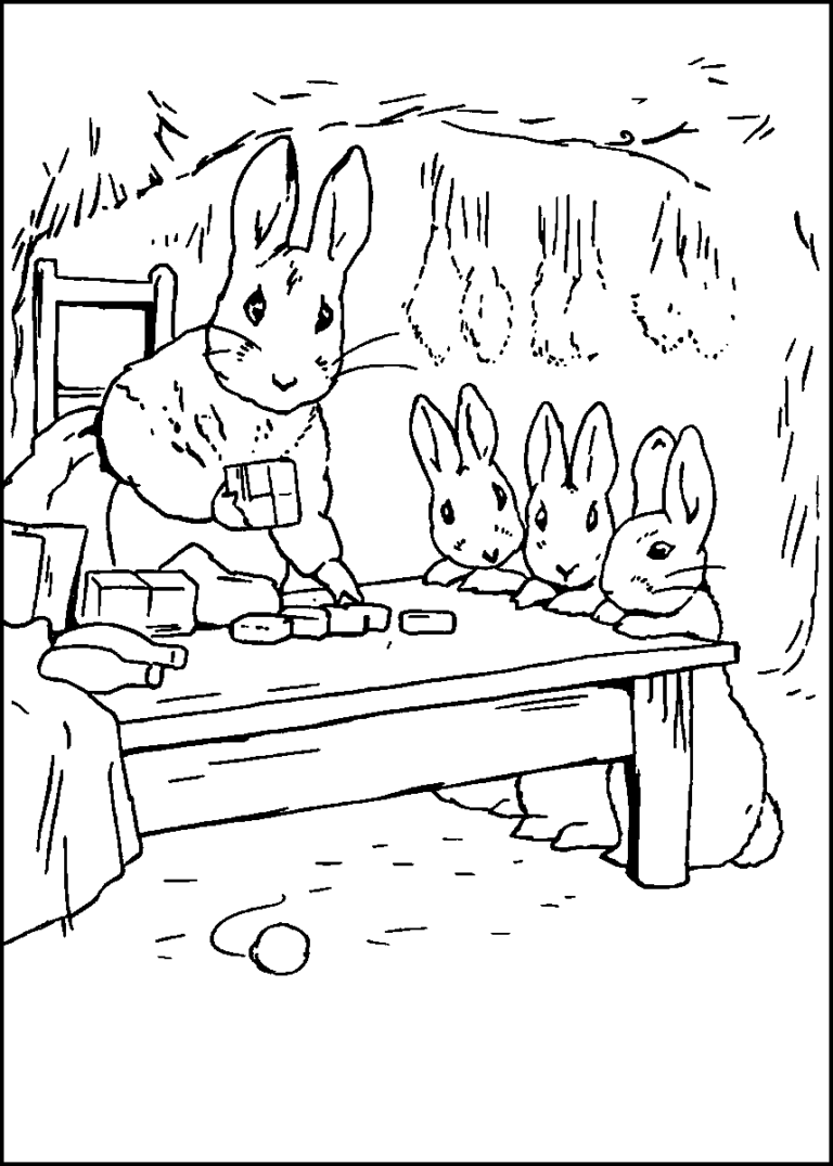 Peter Rabbit Coloring Pages - Best Coloring Pages For Kids