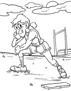 Track and Field Coloring Pages - Best Coloring Pages For Kids