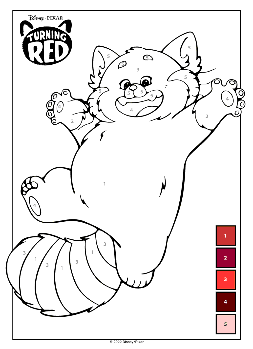 Turning Red Coloring Pages - Best Coloring Pages For Kids
