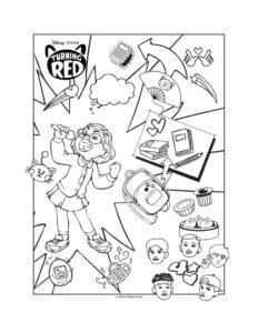 Turning Red Coloring Pages - Best Coloring Pages For Kids