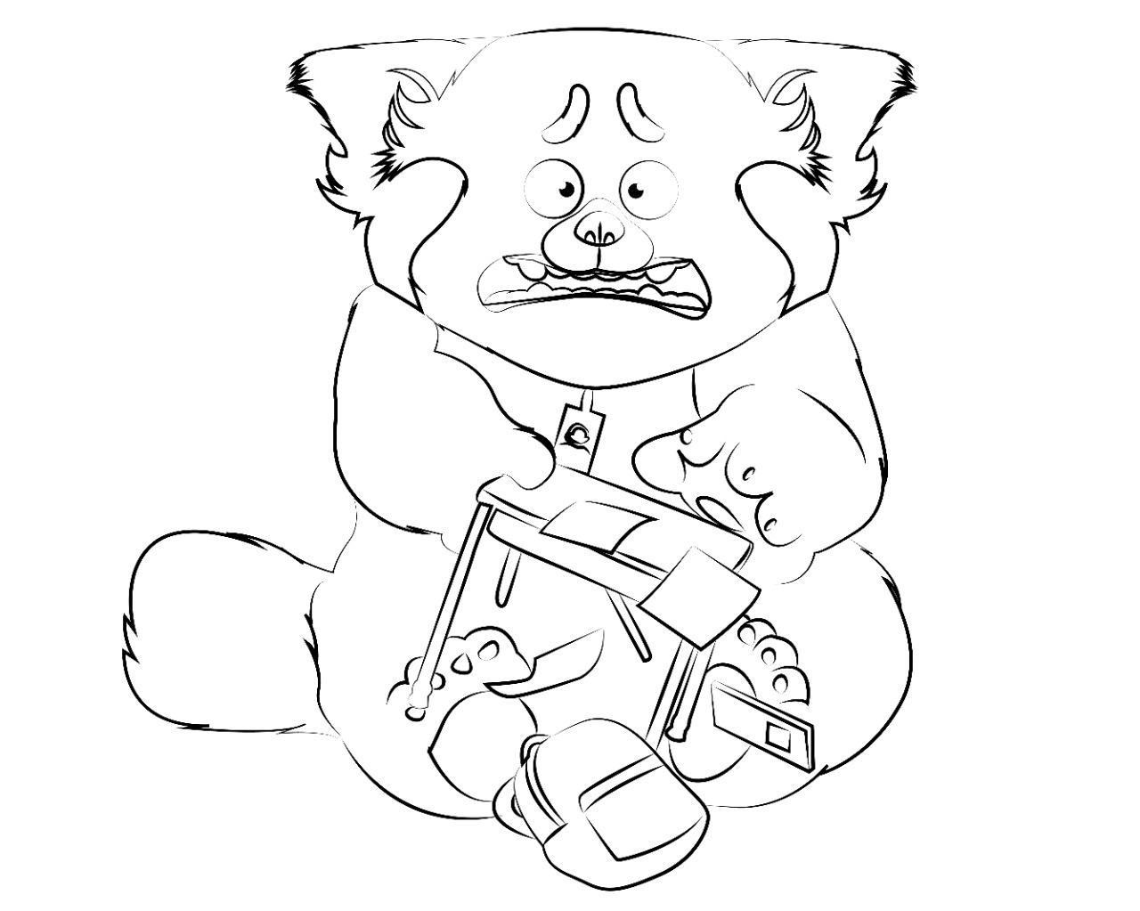 Turning Red Coloring Pages - Best Coloring Pages For Kids