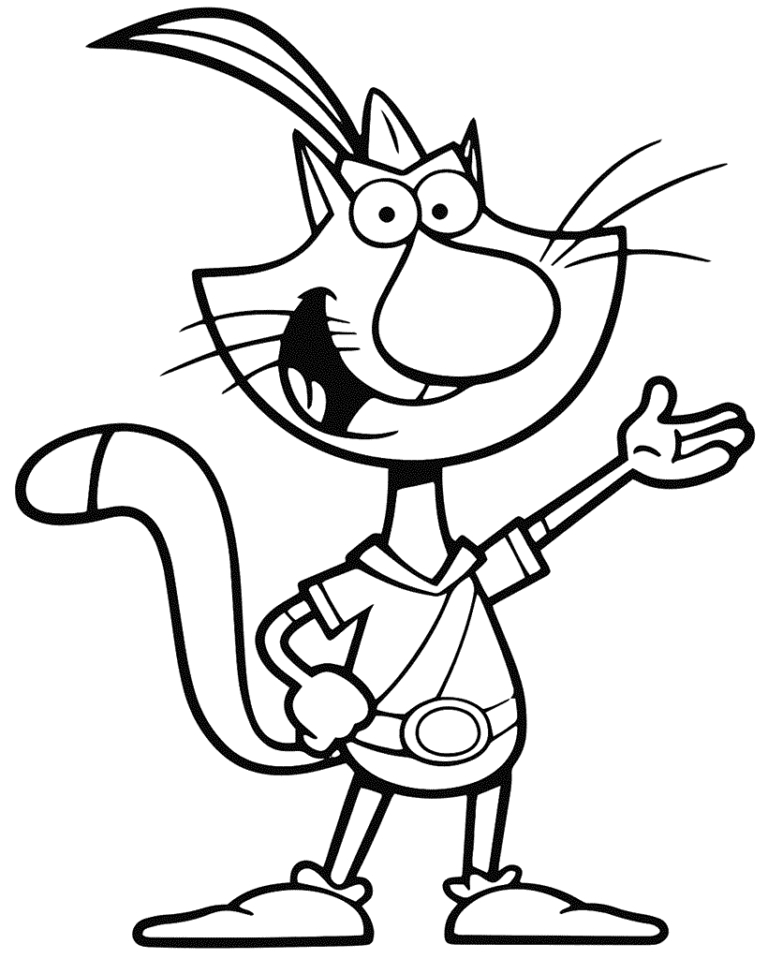 Nature Cat Coloring Pages - Best Coloring Pages For Kids