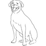 Rottweiler Coloring Pages - Best Coloring Pages For Kids