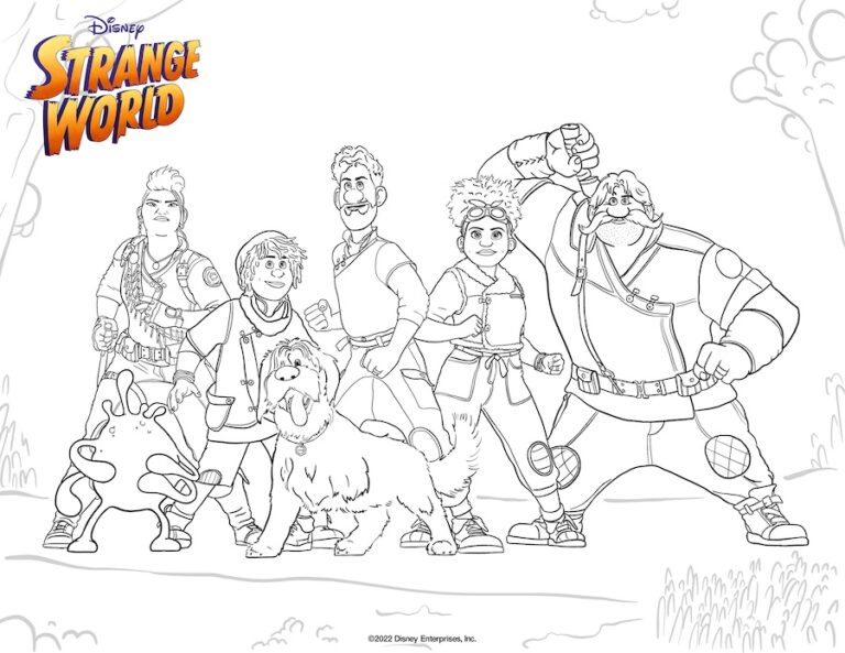 Strange World Coloring Pages - Best Coloring Pages For Kids