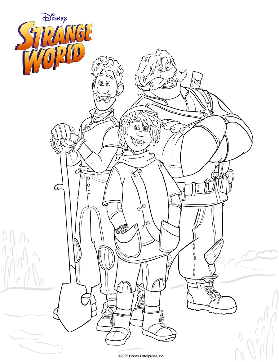 Strange World Coloring Pages - Best Coloring Pages For Kids