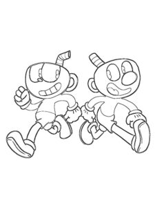Cuphead Coloring Pages - Best Coloring Pages For Kids
