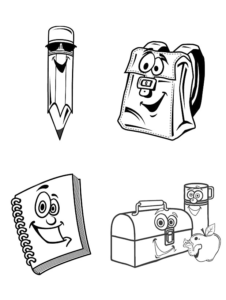 School Supplies Coloring Pages - Best Coloring Pages For Kids