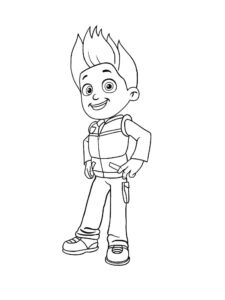 Ryder from Paw Patrol Coloring Pages - Best Coloring Pages For Kids