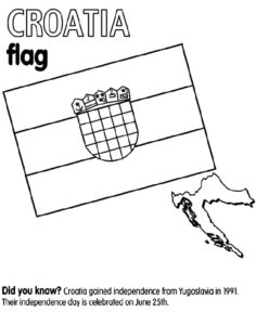 Croatia Coloring Pages - Best Coloring Pages For Kids