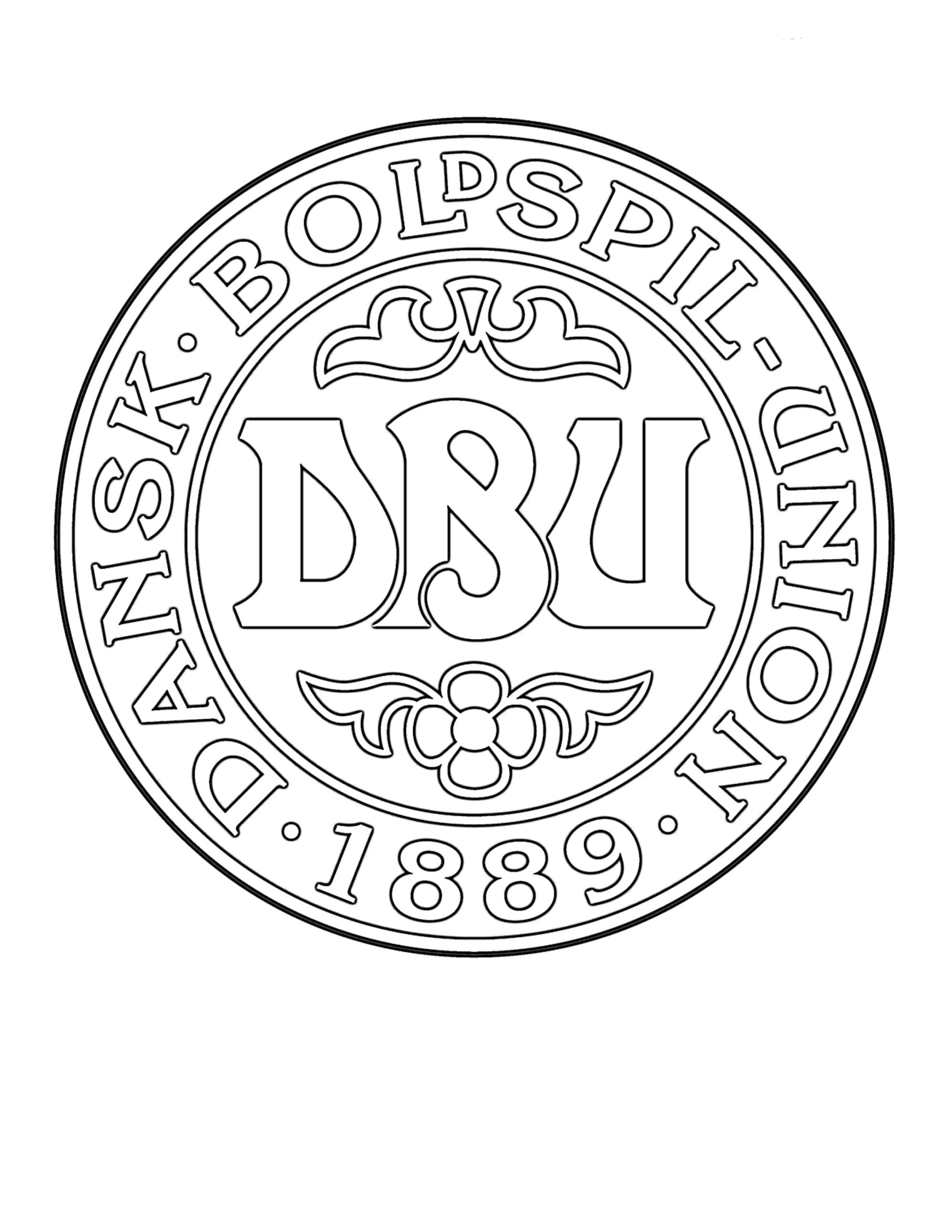 Denmark Coloring Pages Number Stars Map Countries Printable Kids ...