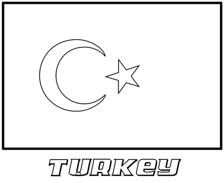 Turkey Country Coloring Pages - Best Coloring Pages For Kids