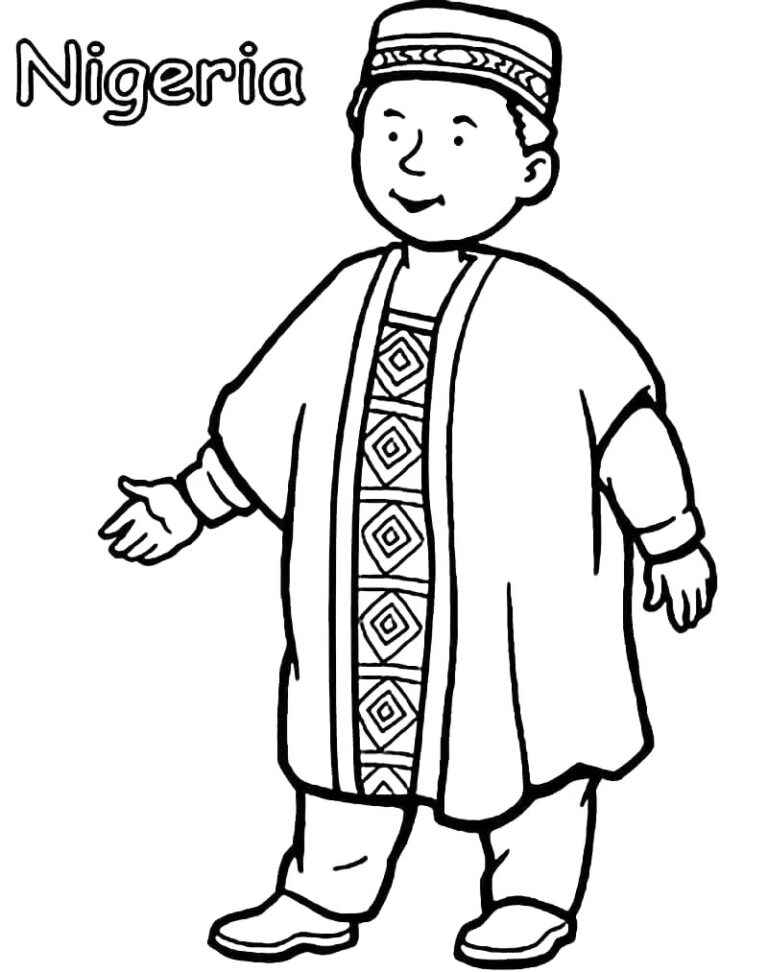 Nigeria Coloring Page - Best Coloring Pages For Kids