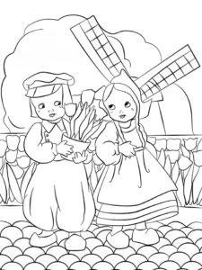 Netherlands Coloring Pages - Best Coloring Pages For Kids