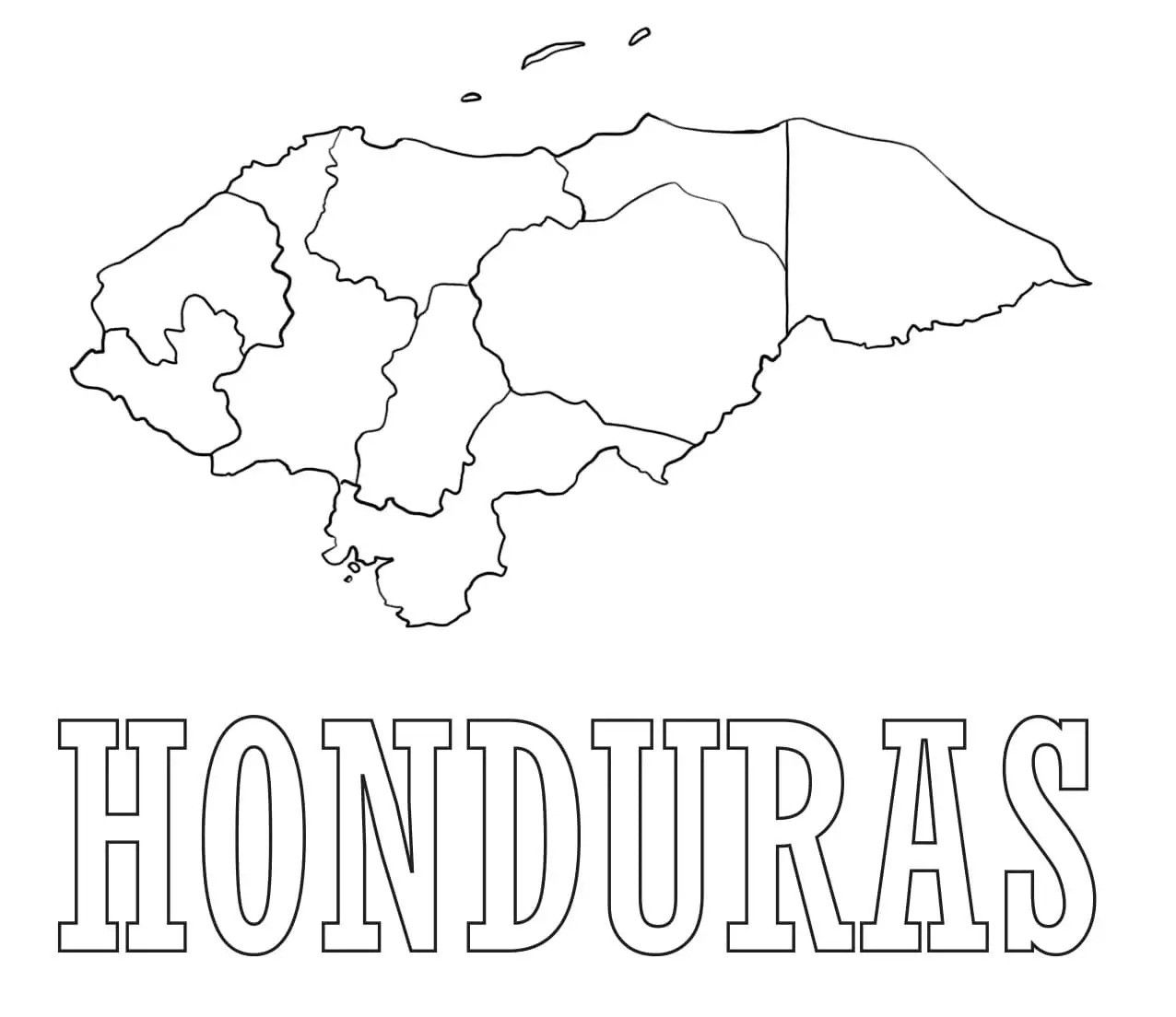 Honduras Coloring Pages - Best Coloring Pages For Kids