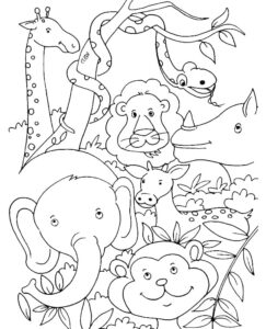 Amazon Rainforest Coloring Page - Best Coloring Pages For Kids