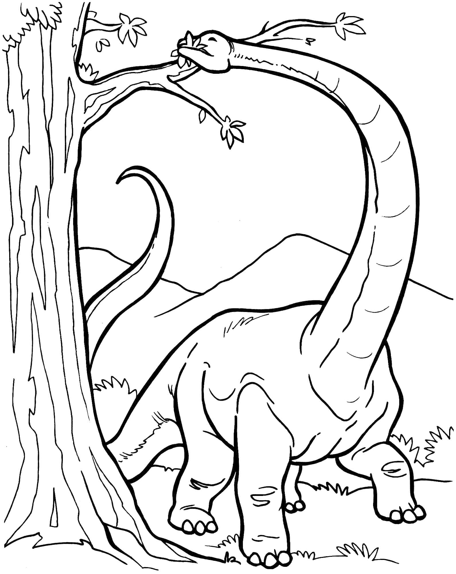 Brontosaurus Coloring Pages - Best Coloring Pages For Kids