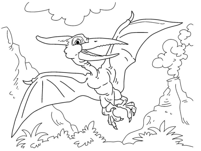 Pterodactyl Coloring Pages - Best Coloring Pages For Kids
