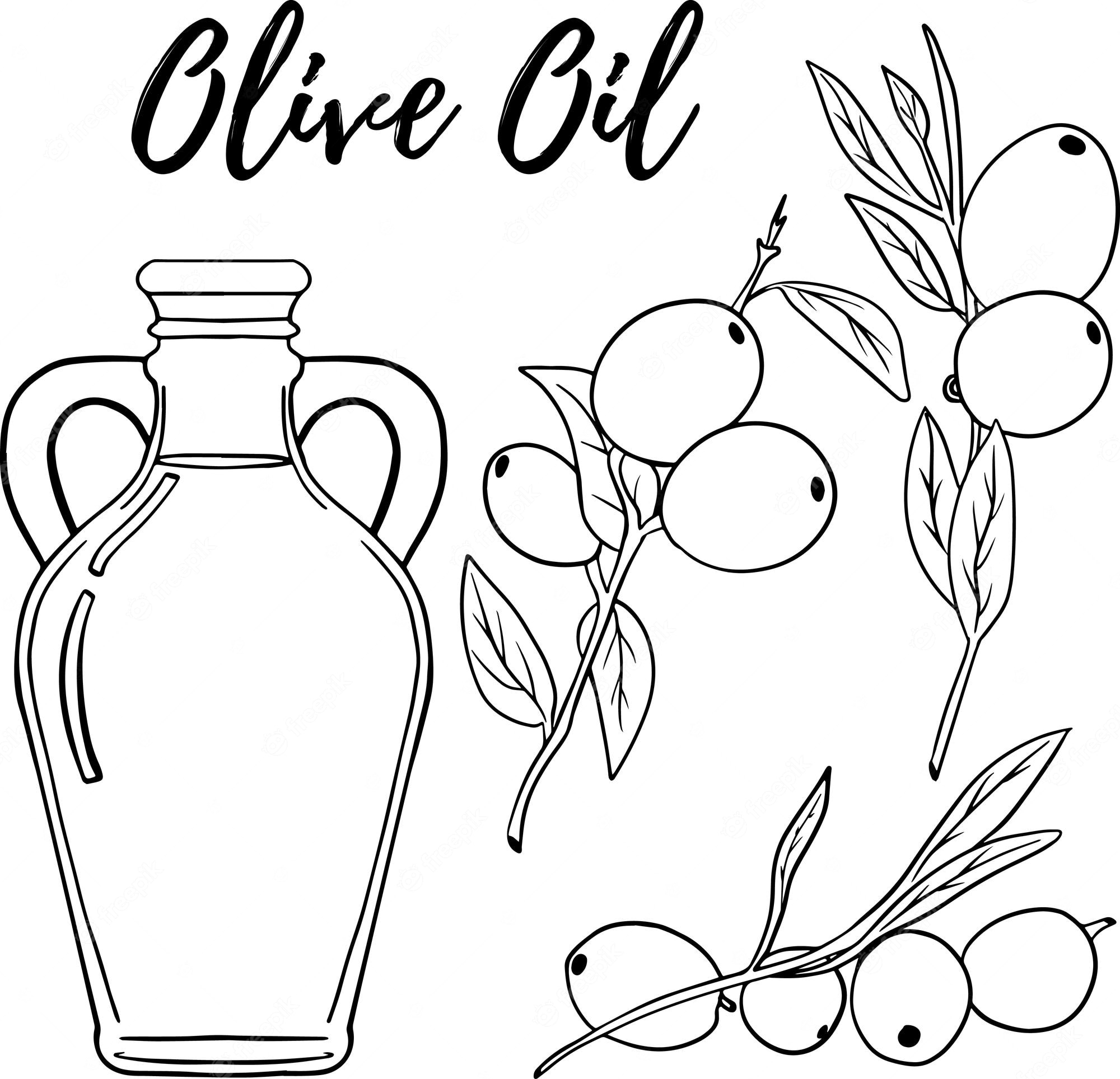 Olives Coloring Pages - Best Coloring Pages For Kids