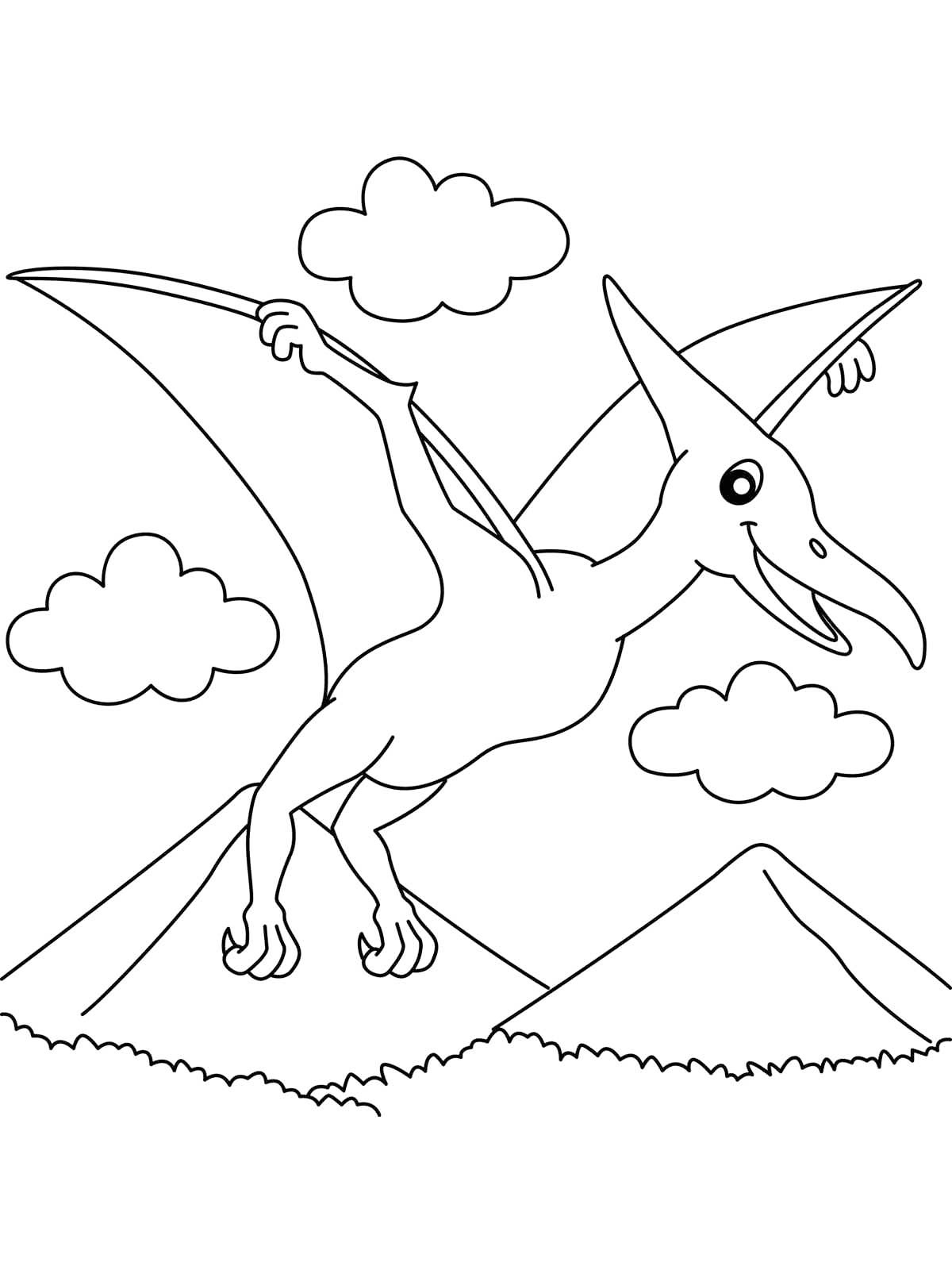 Pterodactyl Coloring Pages - Best Coloring Pages For Kids