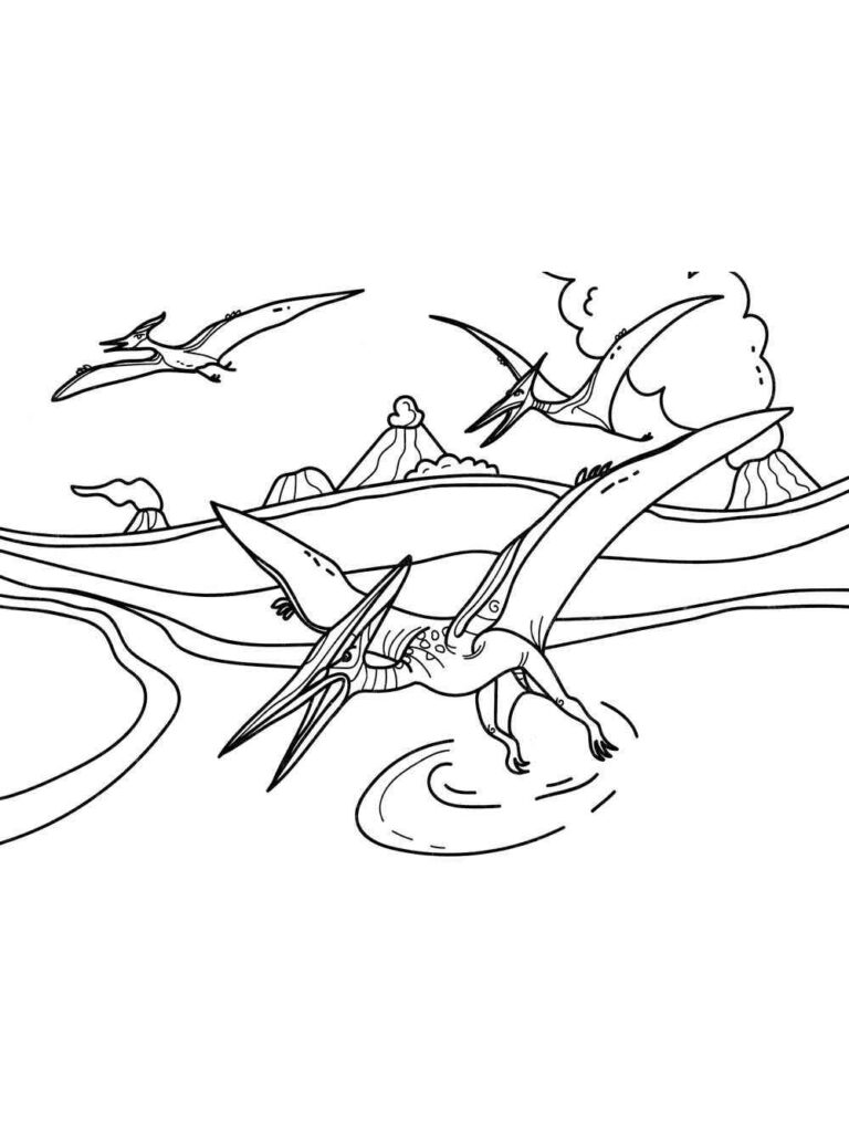 Pterodactyl Coloring Pages - Best Coloring Pages For Kids