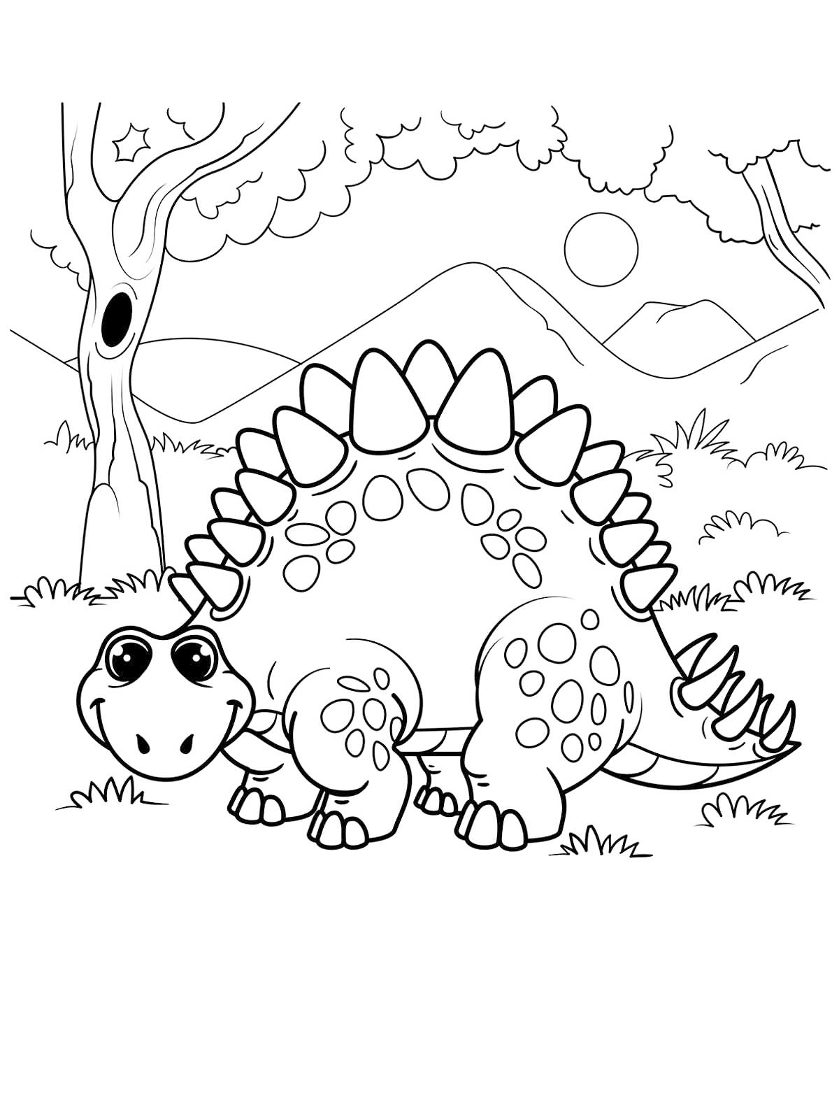 Stegosaurus Coloring Pages - Best Coloring Pages For Kids
