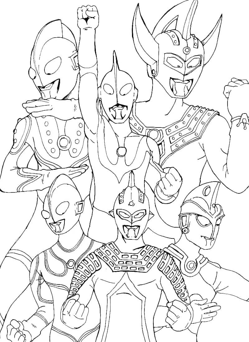 Ultraman Coloring Pages - Best Coloring Pages For Kids