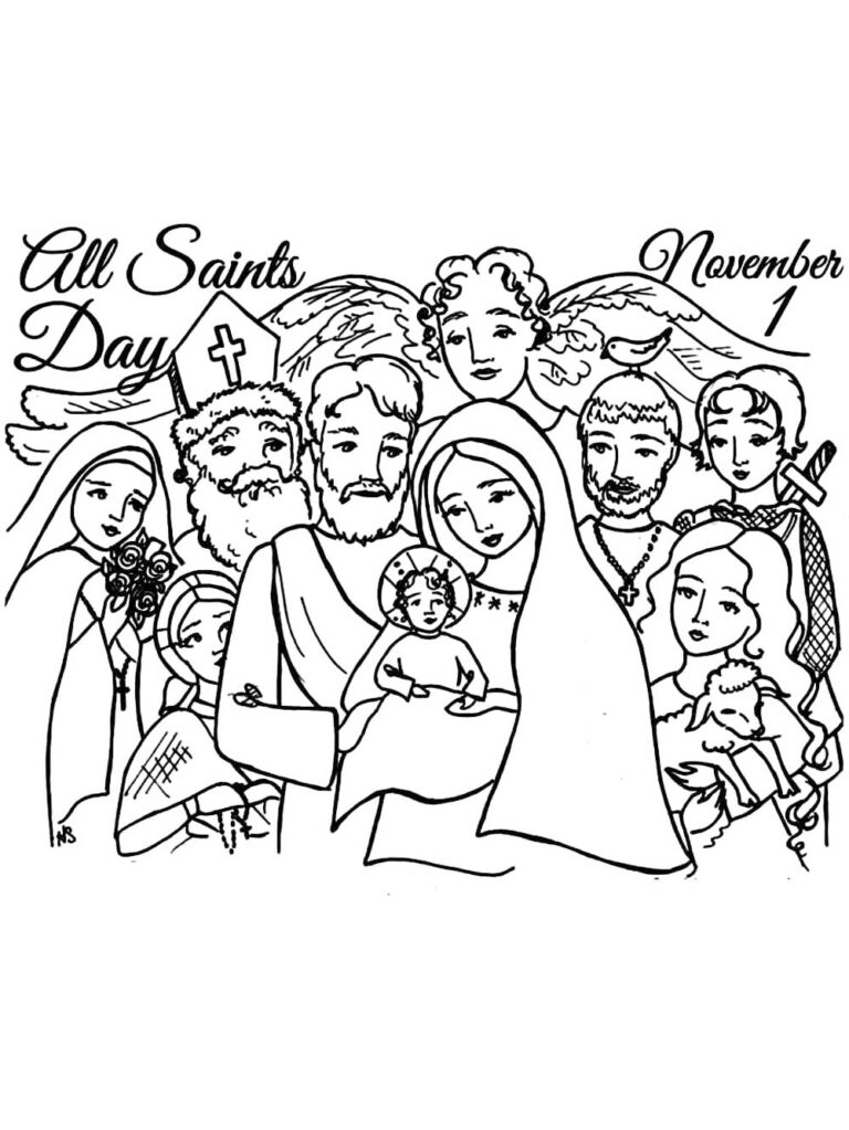 All Saints Day Coloring Pages - Best Coloring Pages For Kids