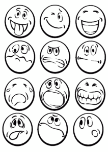 Emotions Coloring Pages - Best Coloring Pages For Kids
