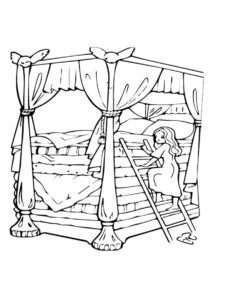 The Princess and The Pea Coloring Pages - Best Coloring Pages For Kids