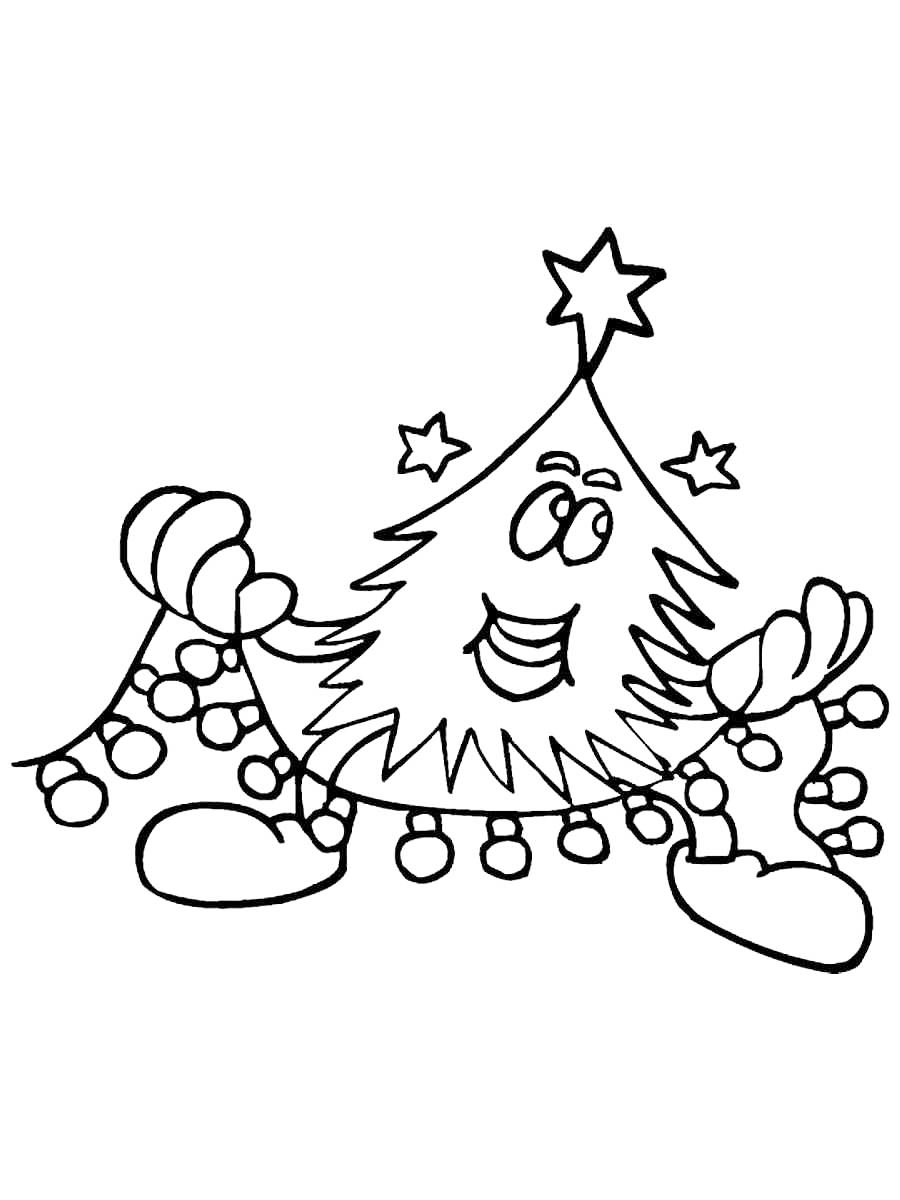 Christmas Lights Coloring Pages - Best Coloring Pages For Kids