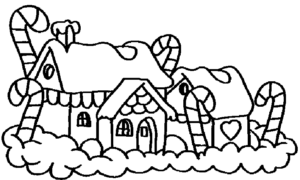 Christmas Village Coloring Pages - Best Coloring Pages For Kids
