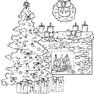Christmas Candles Coloring Pages - Best Coloring Pages For Kids