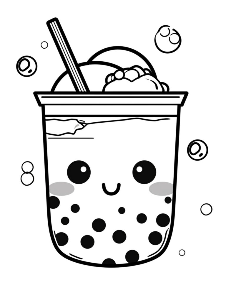 Boba Coloring Pages - Best Coloring Pages For Kids