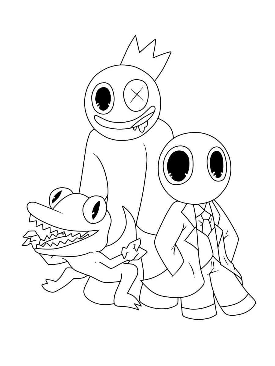 Rainbow Friends Coloring Pages - Best Coloring Pages For Kids