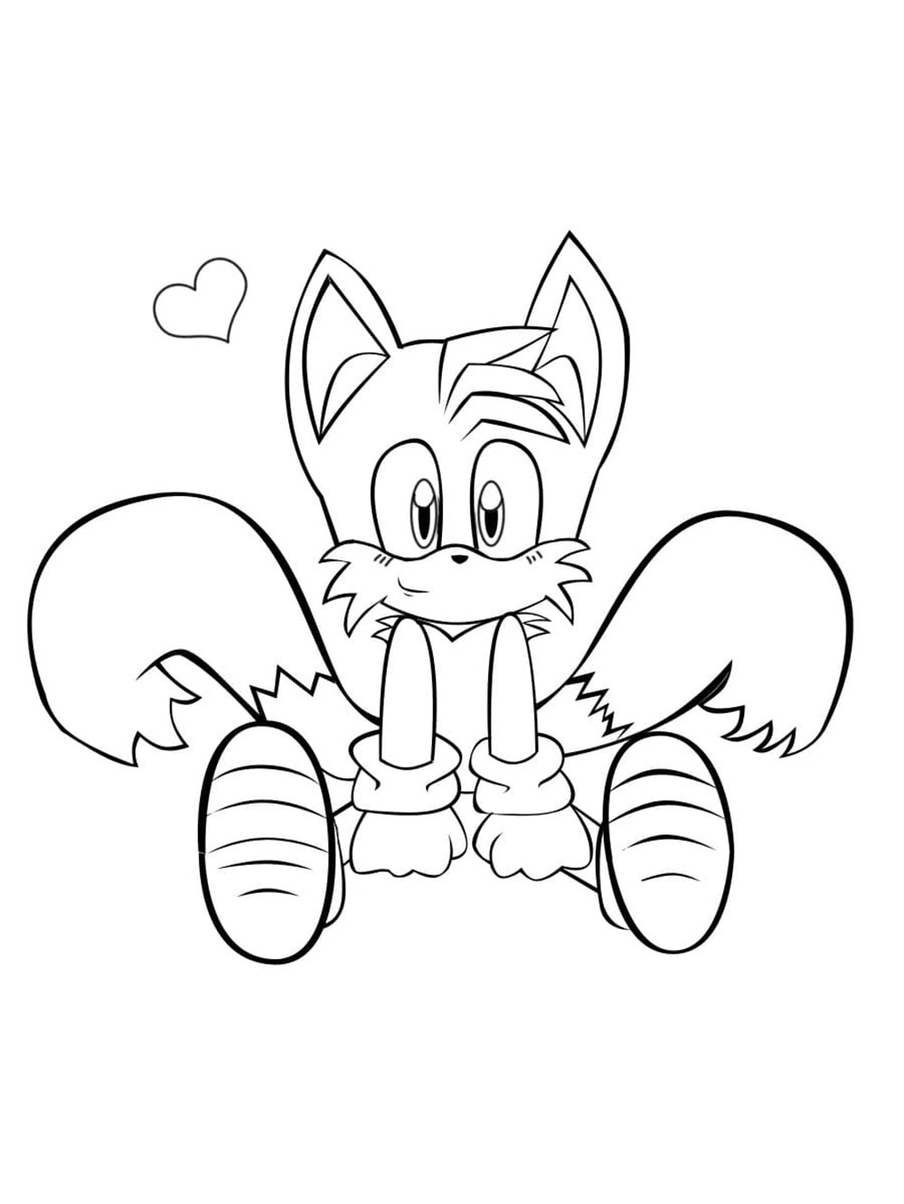 Tails Coloring Pages - Best Coloring Pages For Kids