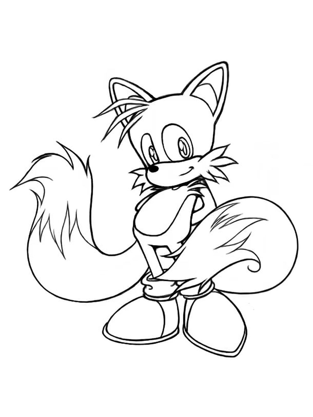 Tails Coloring Pages - Best Coloring Pages For Kids