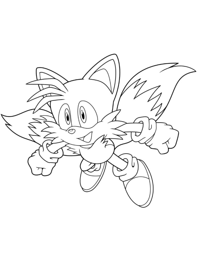Tails Coloring Pages - Best Coloring Pages For Kids