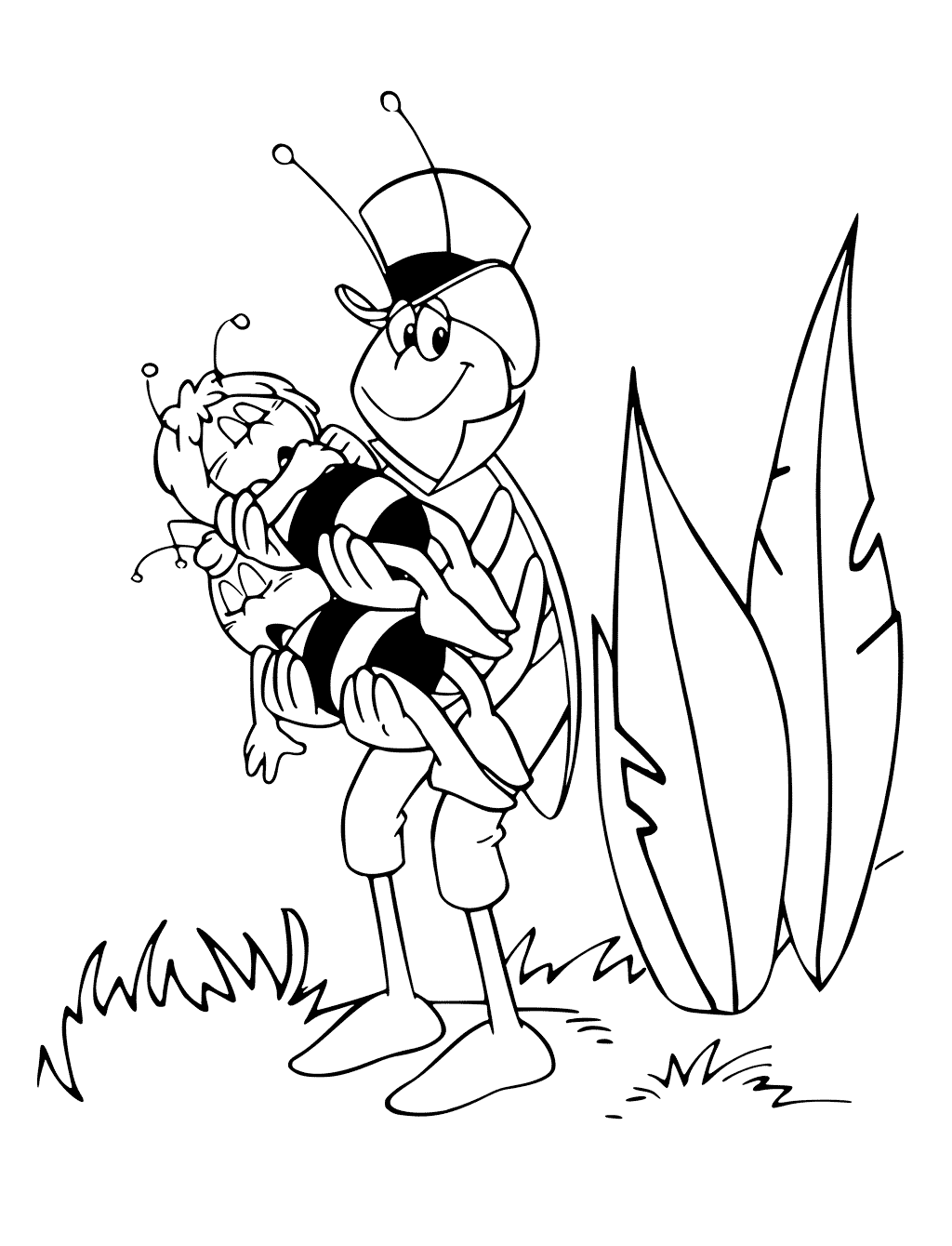 Maya the Bee Coloring Pages - Best Coloring Pages For Kids