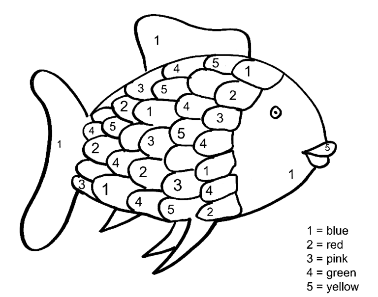 The Rainbow Fish Coloring Pages - Best Coloring Pages For Kids