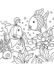 The Rainbow Fish Coloring Pages - Best Coloring Pages For Kids