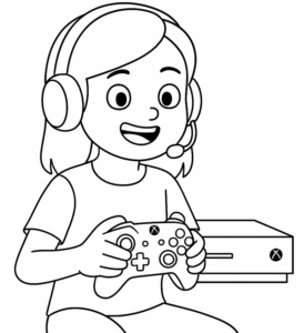 Xbox Coloring Pages - Best Coloring Pages For Kids